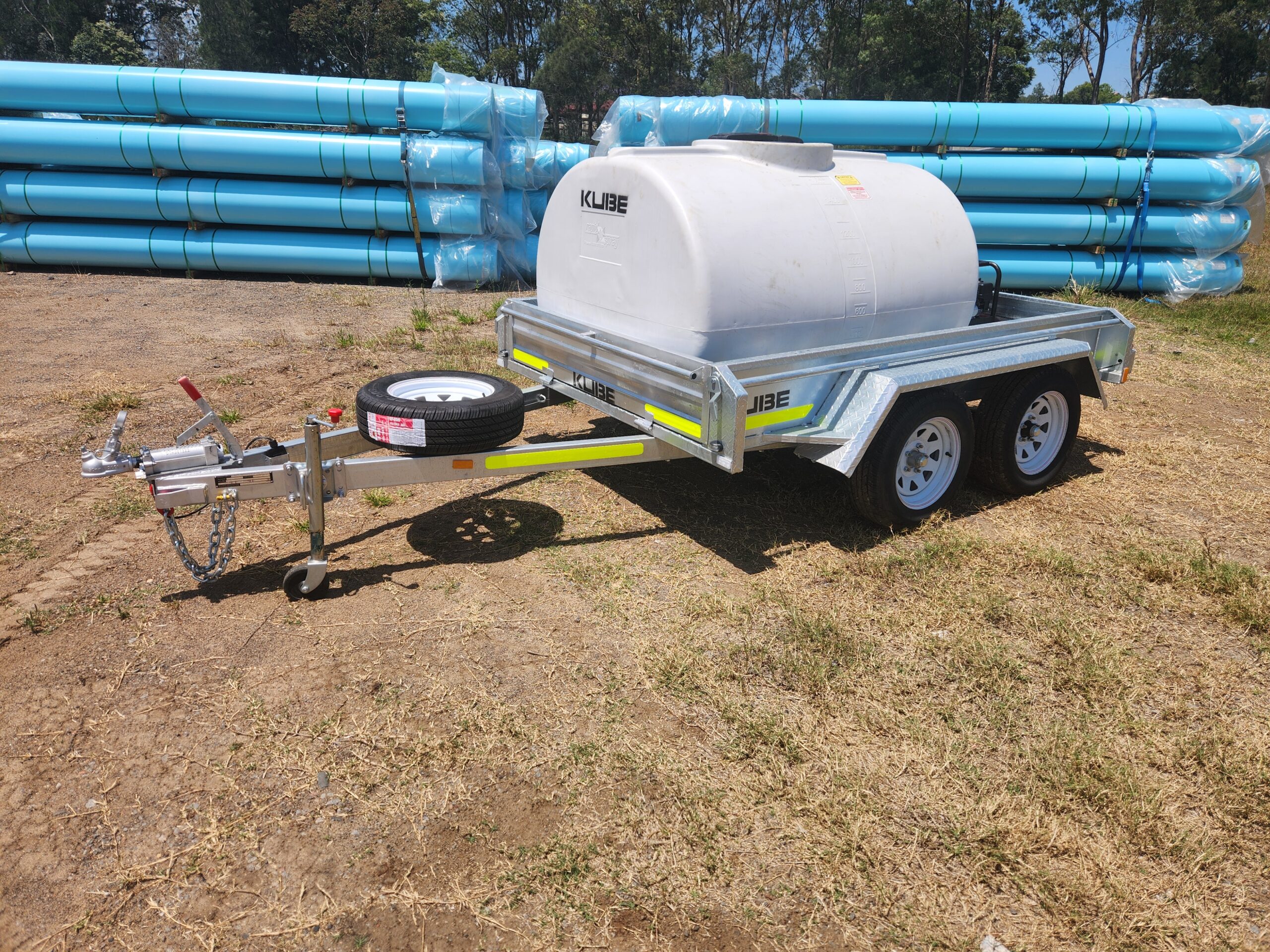 Fire Fighting Trailer 1500L - KUBE Fabrications